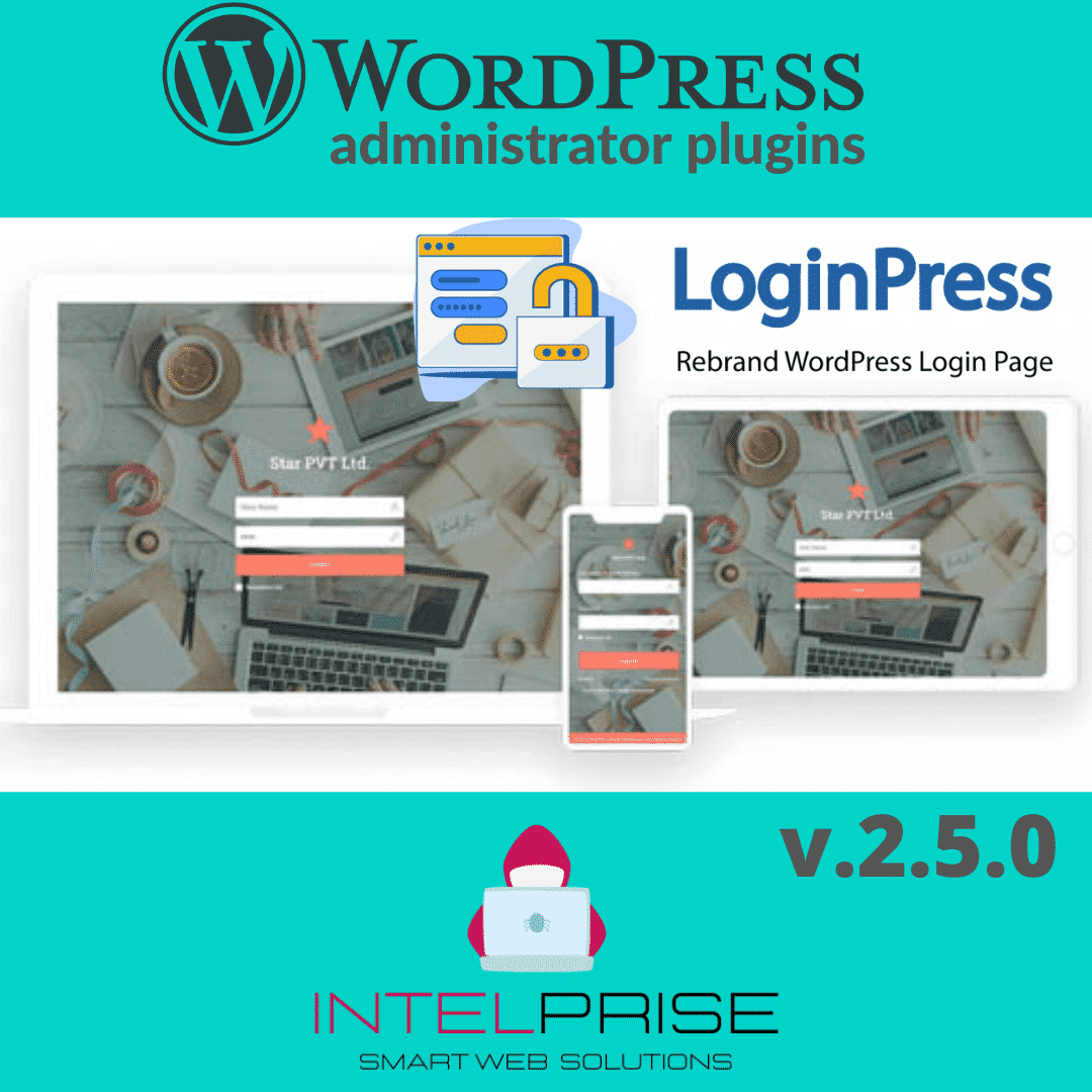 Loginpress Pro V2.5.0 Rebranding Wordpress Login Pages