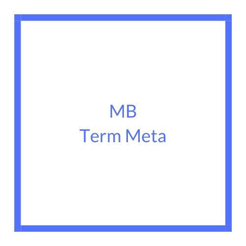 Meta Box Term Meta Addon V1.2.10 GPL