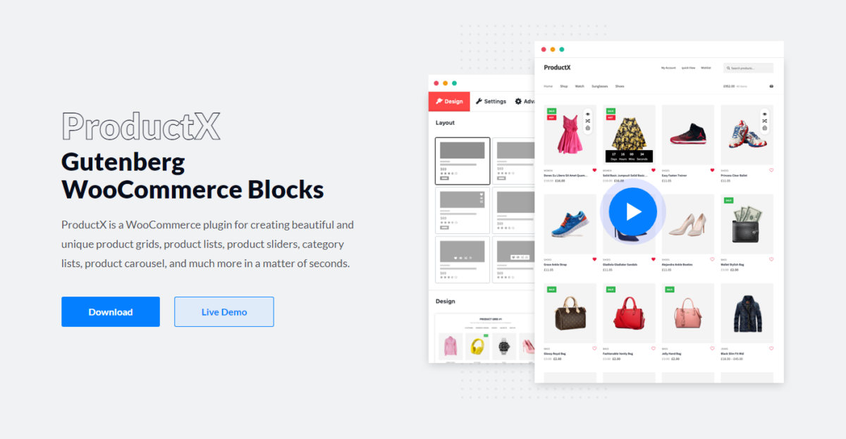 ProductX Pro V1.6.5 Gutenberg Product Blocks For WooCommerce GPL